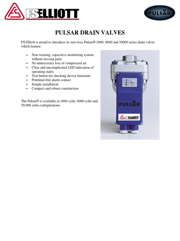 Pulsar Drain Valves | PDF