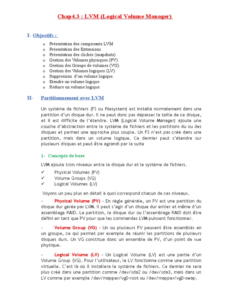 Chap3 3-LVM | PDF | Architecture (Informatique) | Informatique