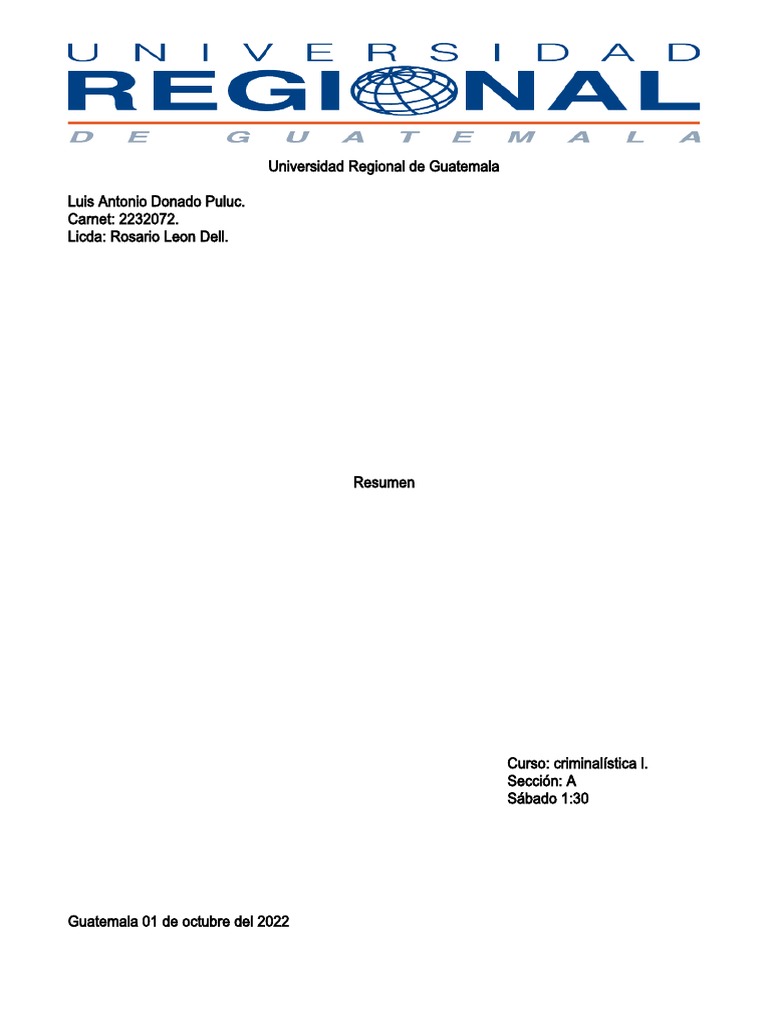 Resumen de Balistica Forence | PDF