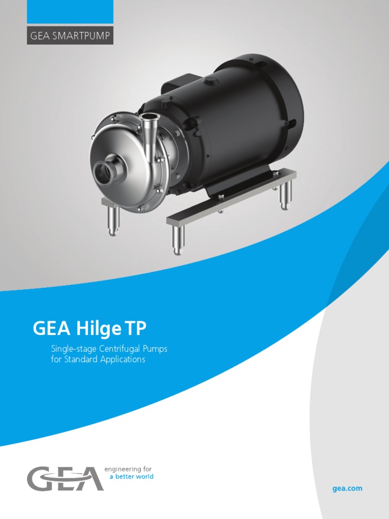 Gea Hilge TP Centrifugal Pumps Us 170792 | PDF | Pump | Brewery