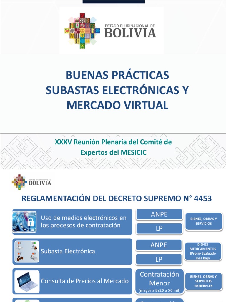 Subasta Electronica y Mercado Virtual | PDF