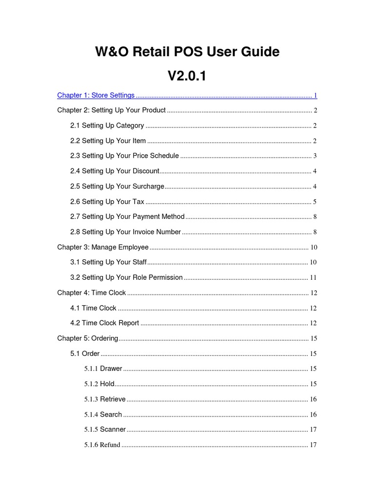 POS Retail User Guide | PDF | Point Of Sale | Receipt