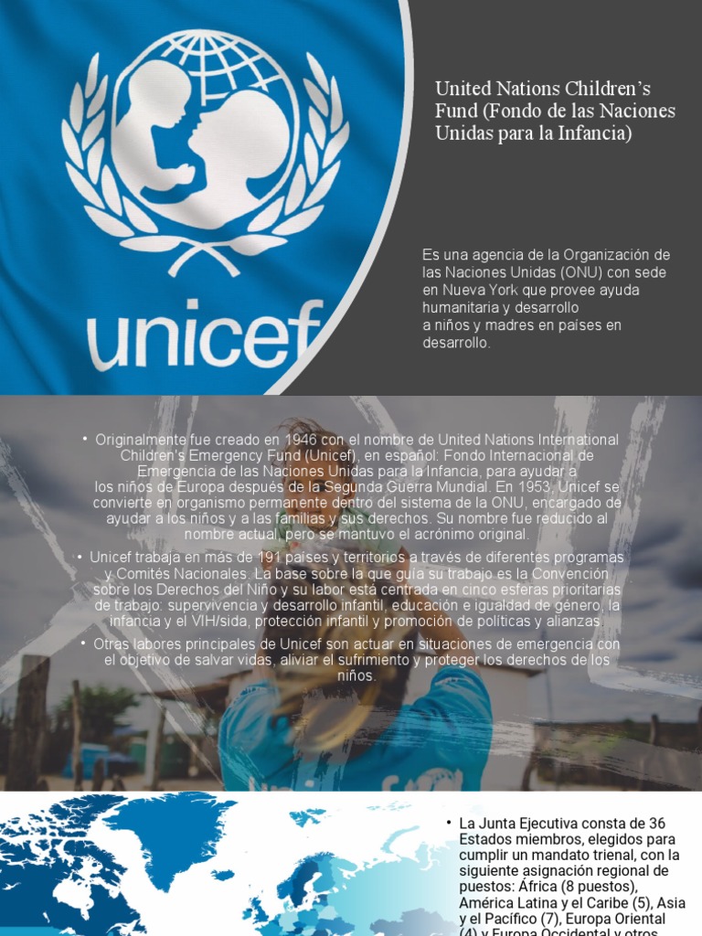 Qué es UNICEF y su función global | PDF | Política | Ciencias sociales