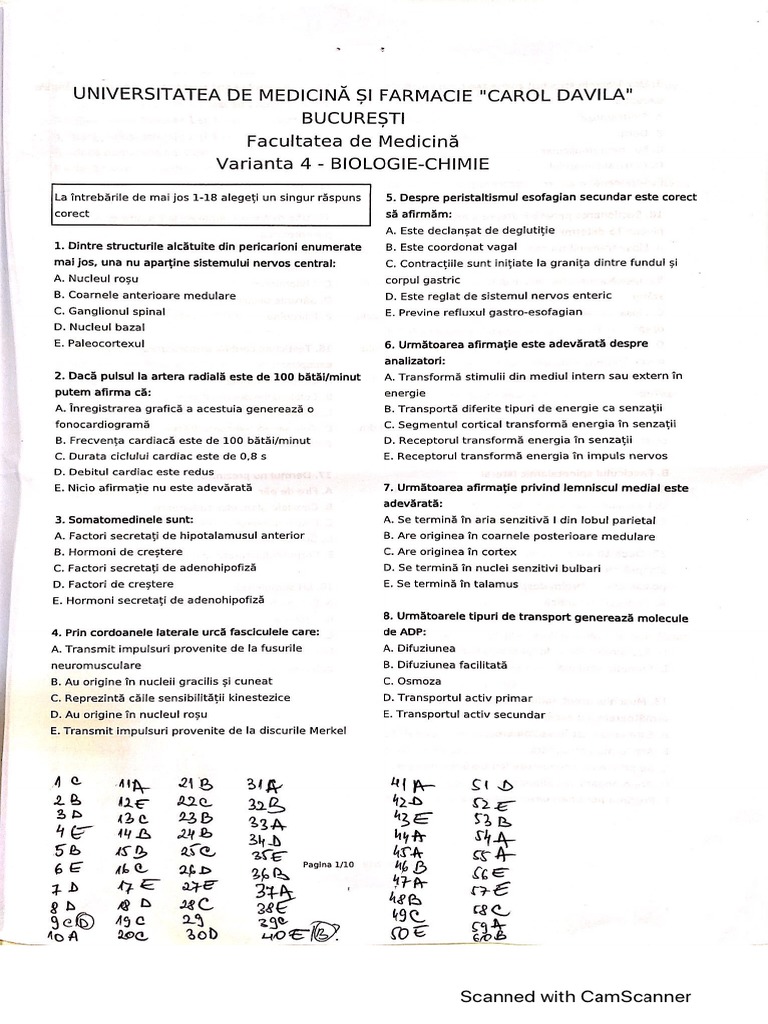 Simulare mg2021 | PDF
