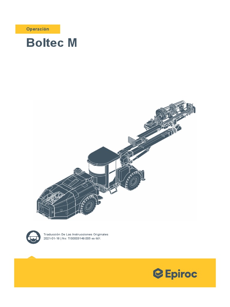 Operación del Boltec M: Guía Técnica | PDF | Eje | Compatibilidad ...