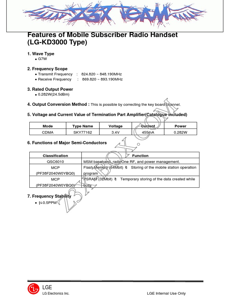 KD3000 service manual | PDF