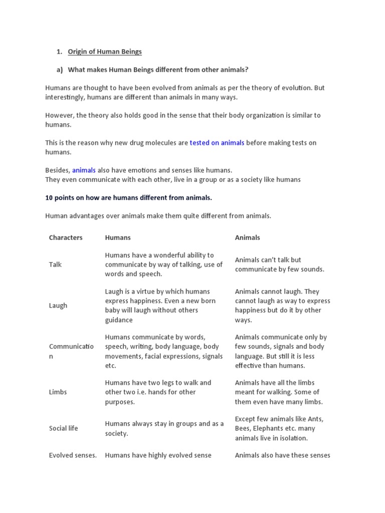 Origin of Human Beings | PDF | Human | Senses Origin of Human Beings | PDF | Human | Senses