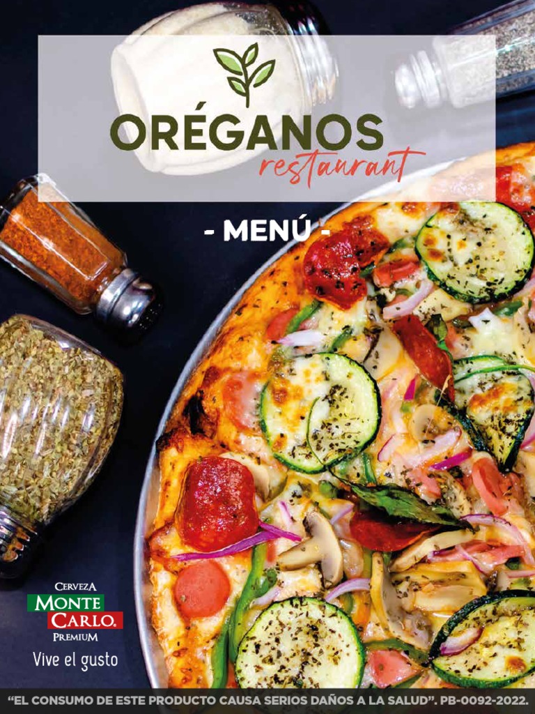 Menu Restaurante Oreganos-1 | PDF