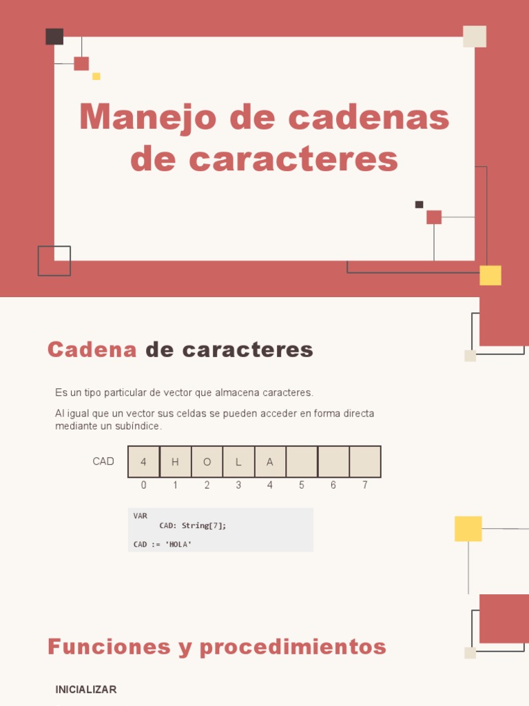 14 - Manejo de Cadenas de Caracteres | PDF