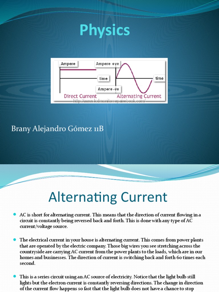 Brany Alejandro Gomezzz Physics..!!! | PDF | Direct Current ...