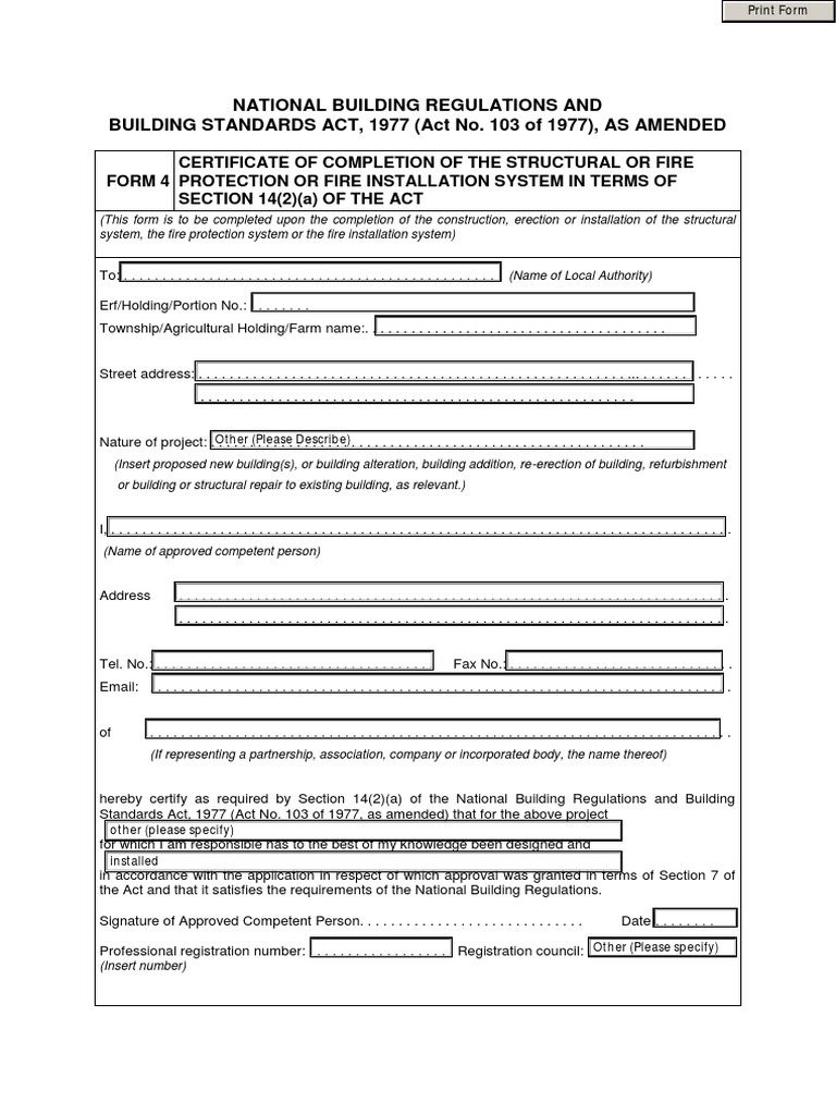 Form 4 Completion Certificate Guide | PDF | Government | Justice