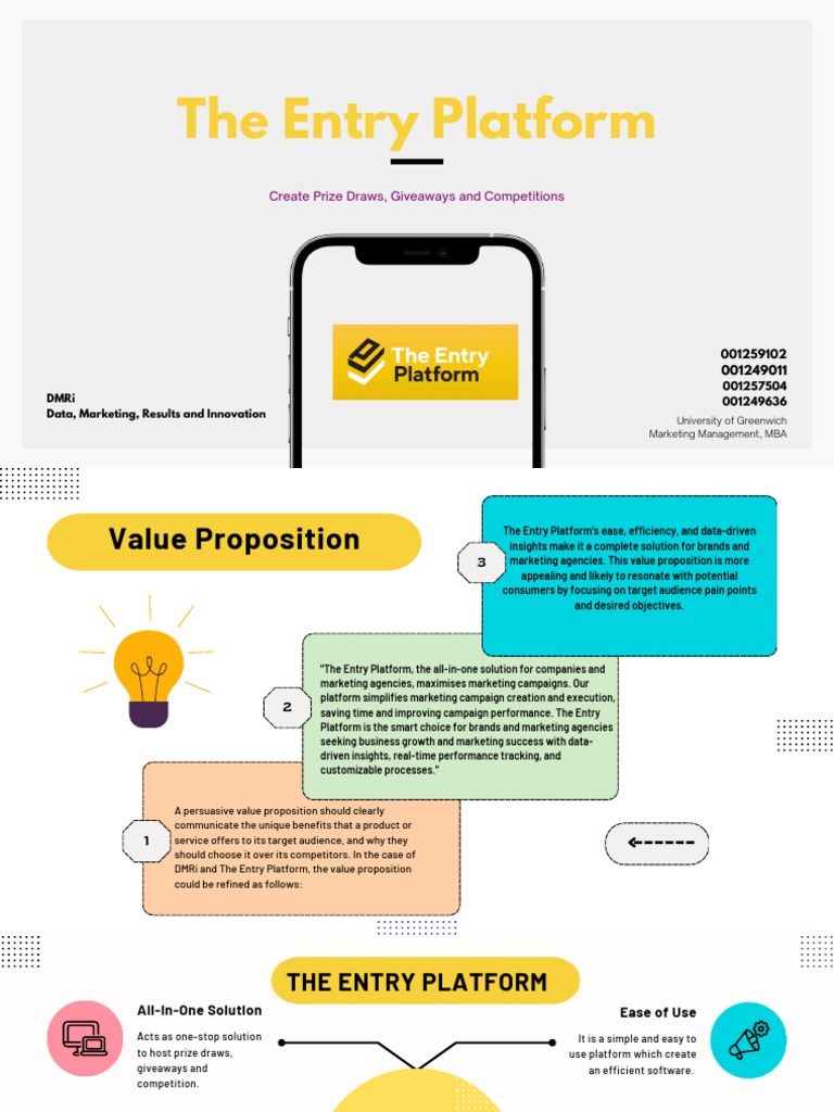 The Entry Platform for Marketing Success | PDF