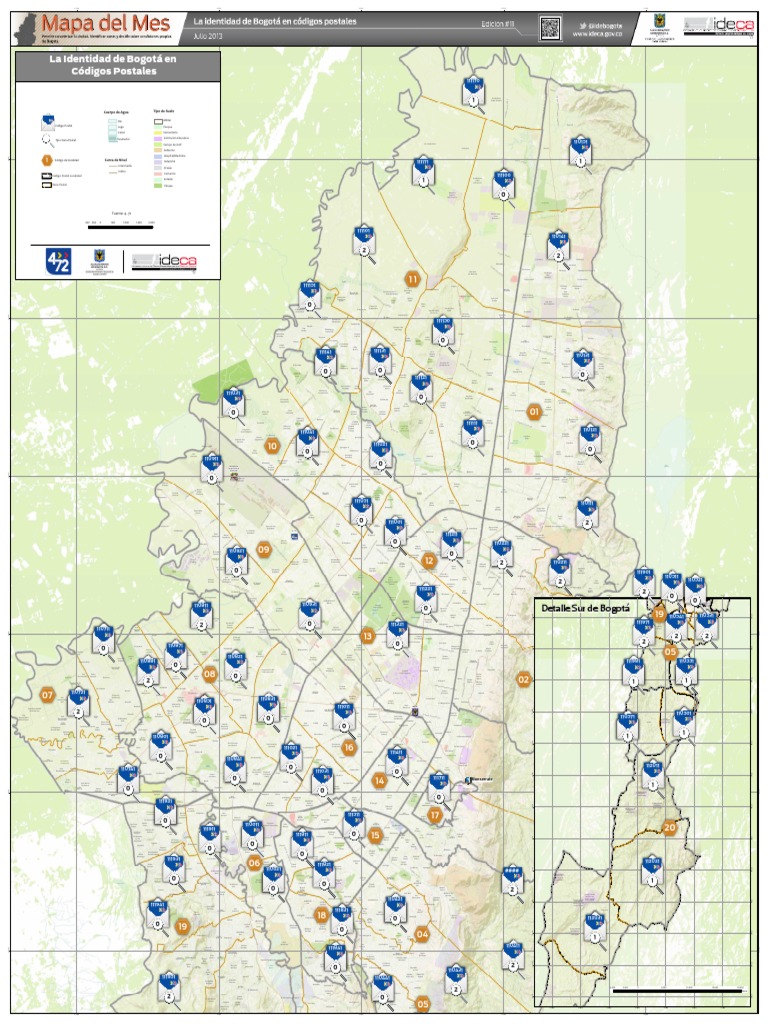 Codigo Postal 110221 Mapa Del Mes | PDF