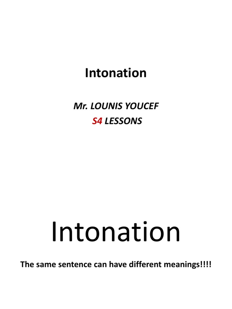 Intonation and Structure Tone Language | PDF | Phonology | Tone ...