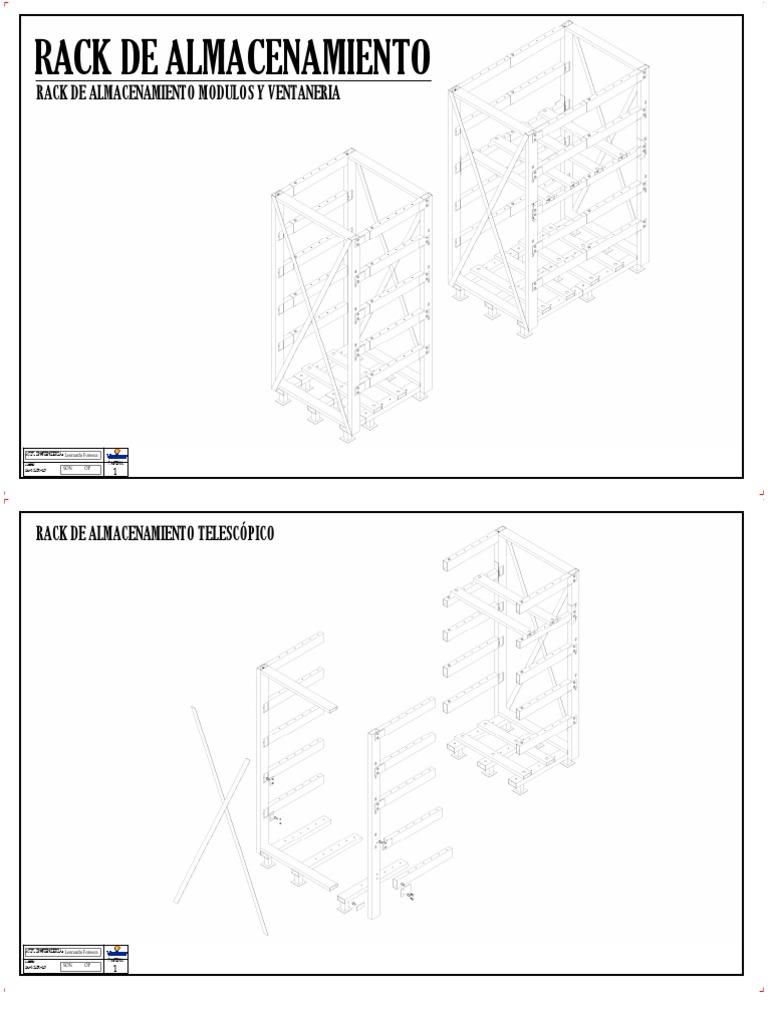 Despiece Racks 2.0 | PDF | Ingeniería | Science
