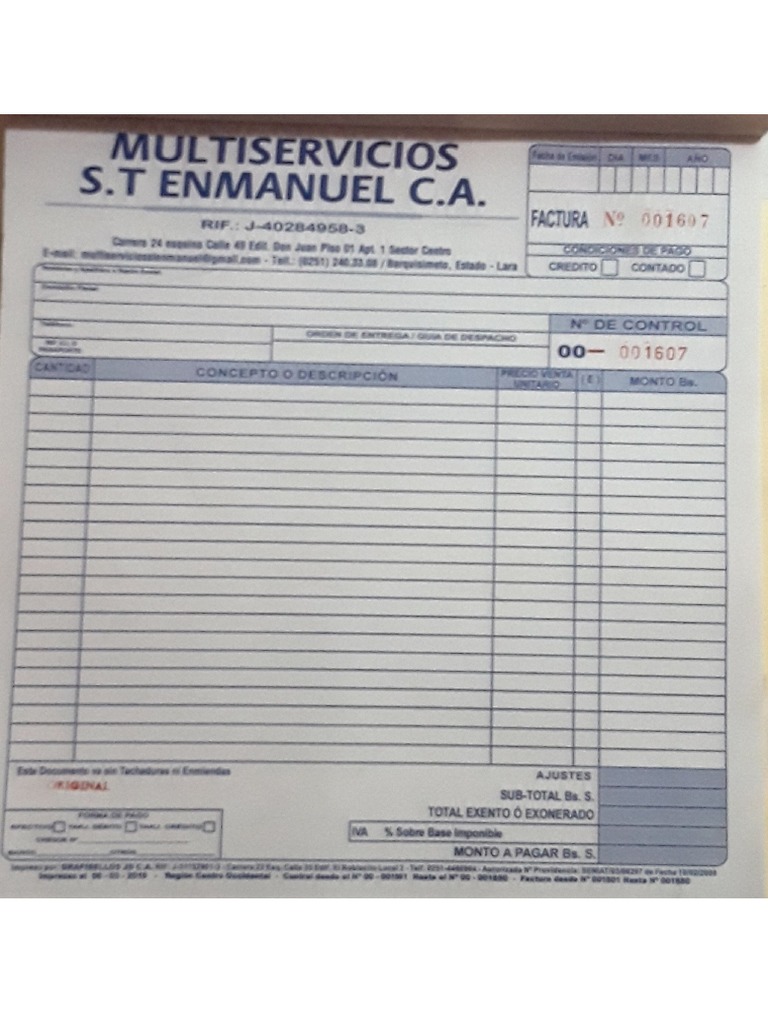 Modelo Factura | PDF