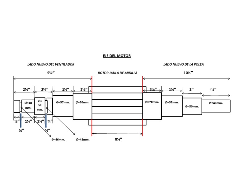 Plano Eje Motor | PDF