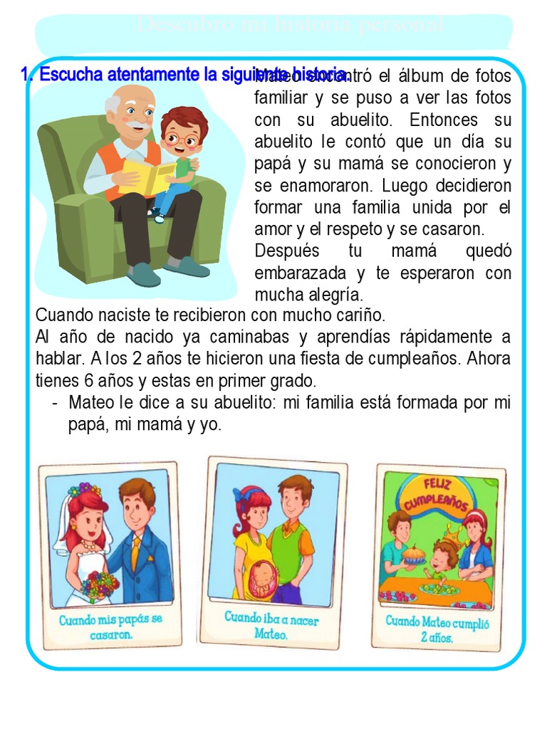 MI HISTORIA PERSONAL | PDF