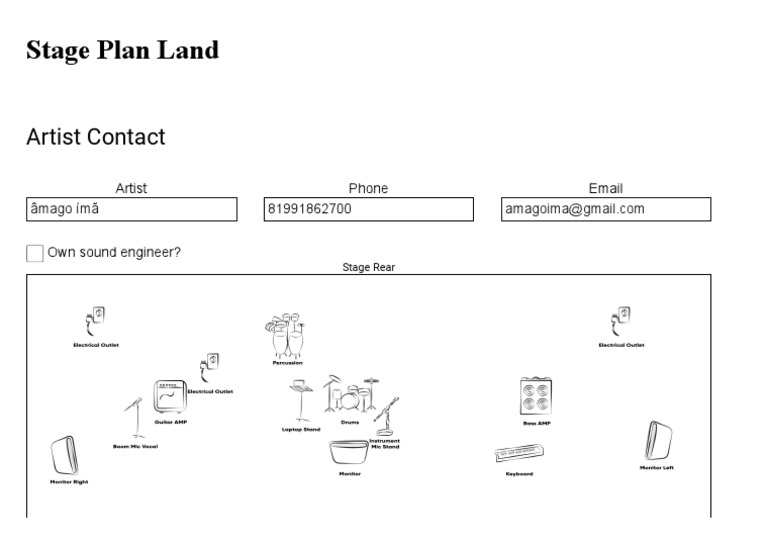 Stage Plan Land – Online Stage Plan Creator | PDF