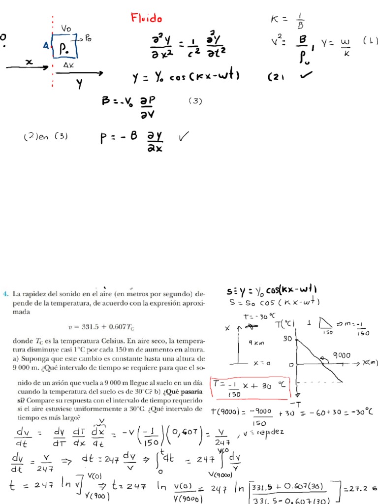 5. Ejercicios resueltos ondas y efecto Doppler | PDF