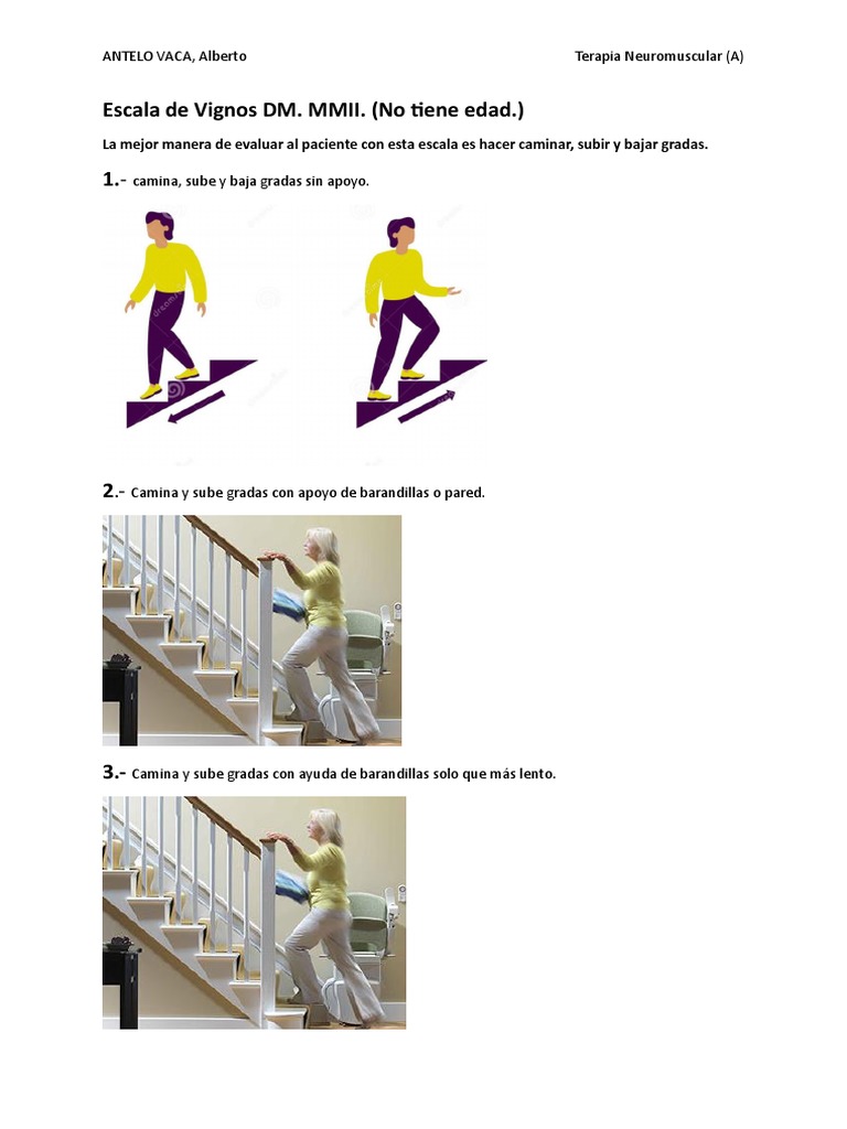 Escala de Vignos DM | PDF