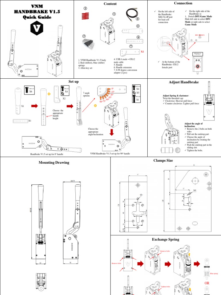 VNM Handbrake V1.5 Manual | PDF | Manufactured Goods | Equipment