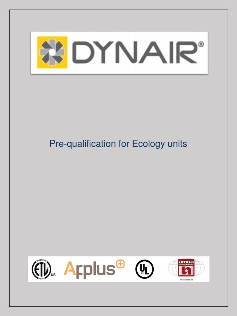 Prequalification Ecology | PDF | Technology & Engineering