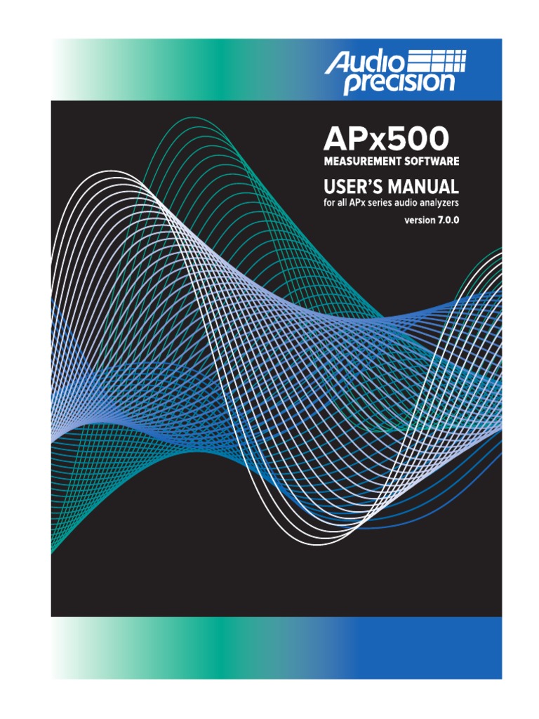 APx500 Users Manual | PDF | Electrical Engineering | Computer Science