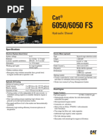 Cat 6030 Excavator Specifications | PDF | Horsepower | Engines