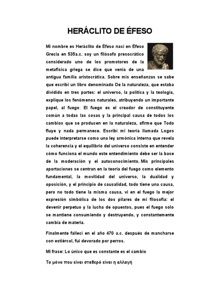 Heráclito De éfeso Pdf