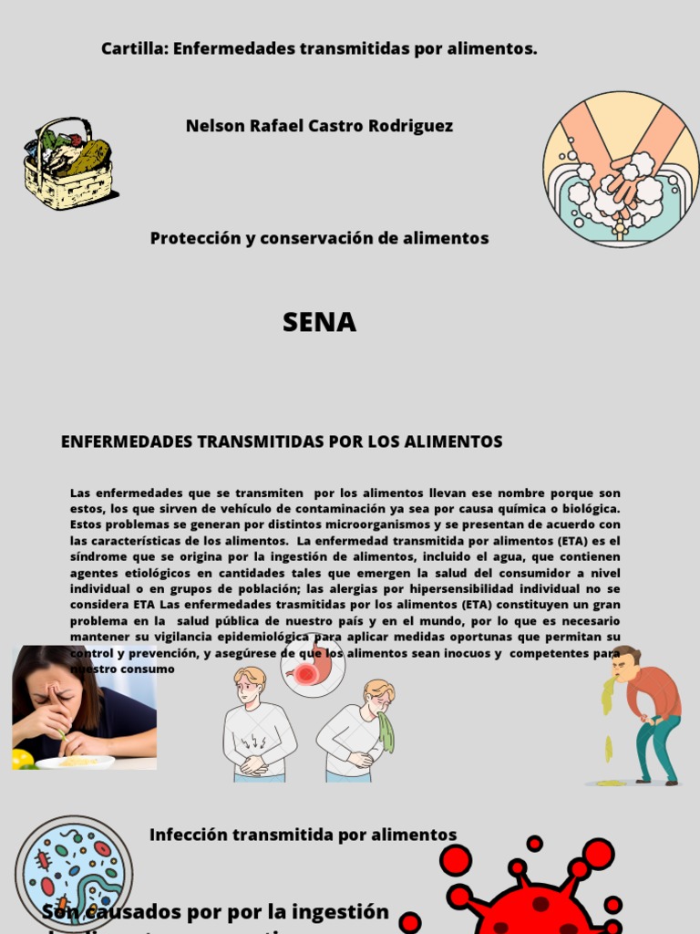 Cartilla Enfermedades Transmitidas Por Alimentos. | PDF