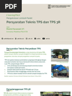 Petunjuk Teknis TPS 3R | PDF | Bisnis | Teknologi & Rekayasa