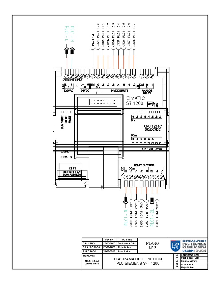 Simatic S7-1200: Plano #3 | PDF
