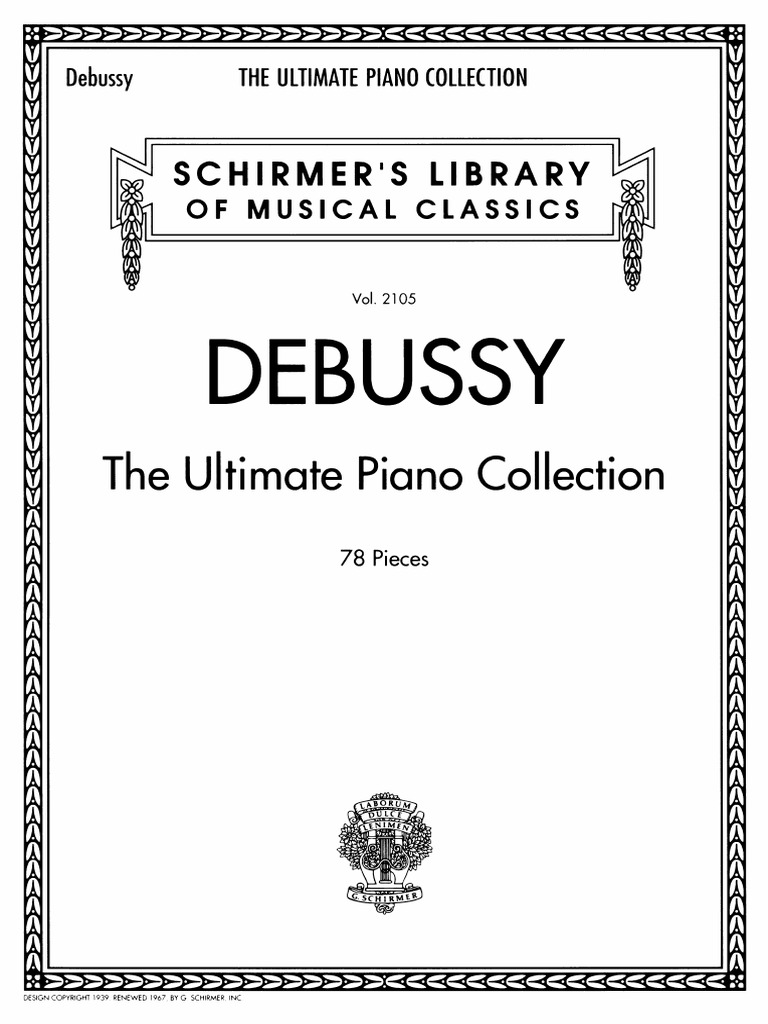 DEBUSSY Piano Colection Partituras | PDF