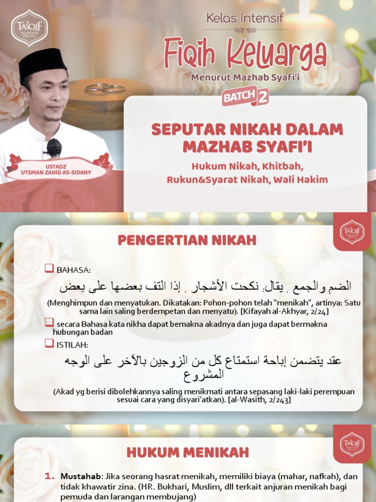 Seputar Nikah Khitbah Syarat Rukun Nikah | PDF