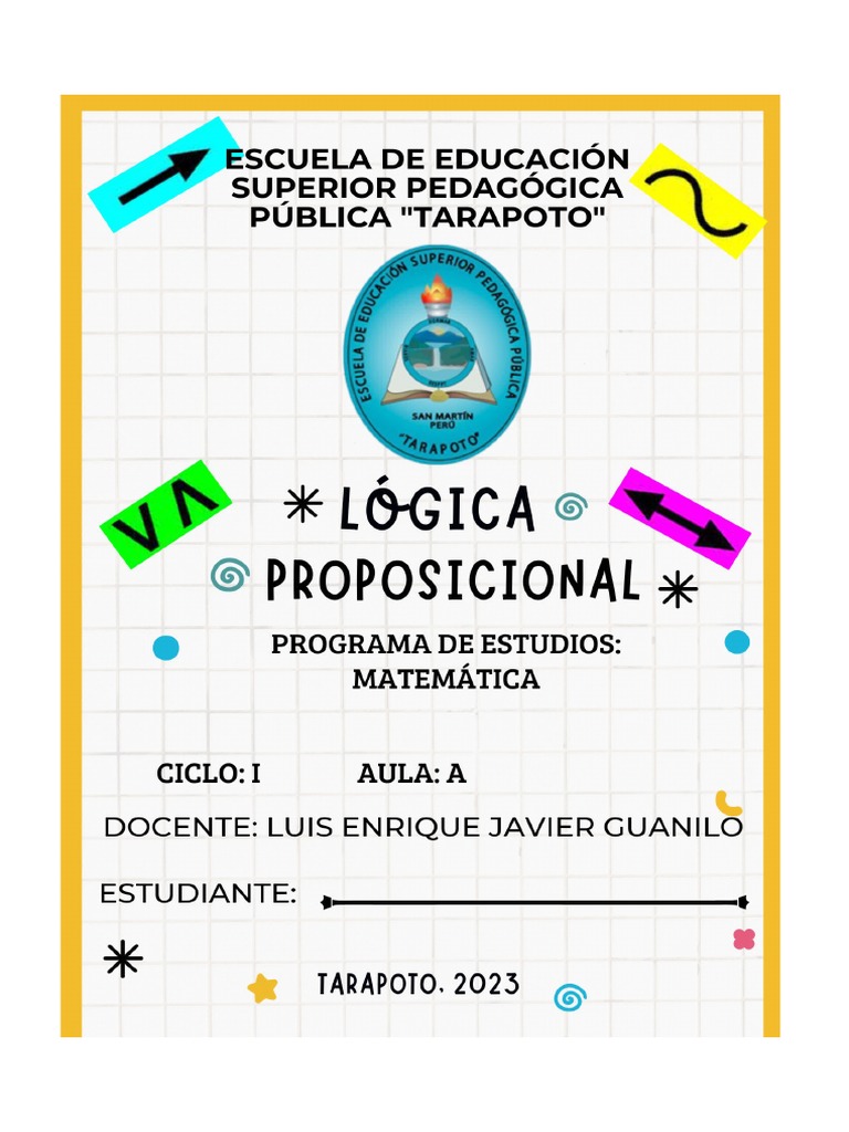 LOGICA PROPOSICIONAL Matematica | PDF