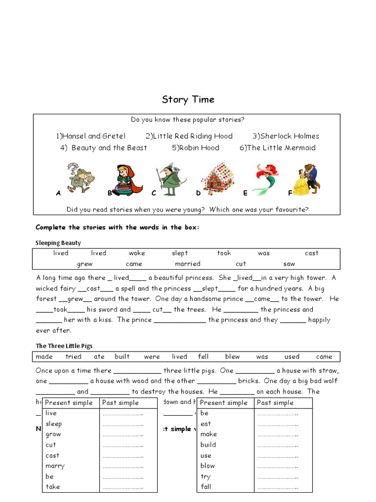 Classic Children's Story Activities | PDF | Traditional Stories | Fairy ...