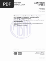 Abnt NBR 15758 2 2009 | PDF | Drywall | Materiais