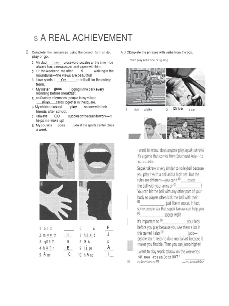 Workbook L5 S2 | PDF | Team Sports | Ball Games