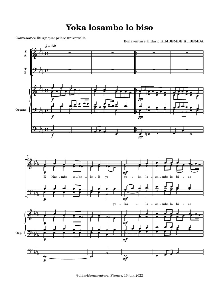 Yoka Losambo Lo Biso New Ok | PDF