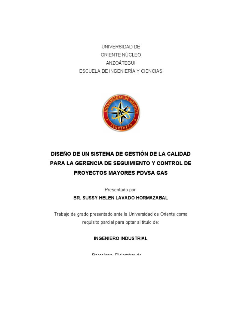 Universidad de Oriente Núcleo Anzoátegui Escuela de Ingeniería Y ...