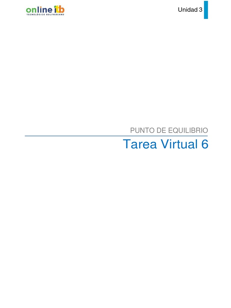 Tarea Virtual 6 PDF | PDF | Oferta (economía) | Oferta y demanda