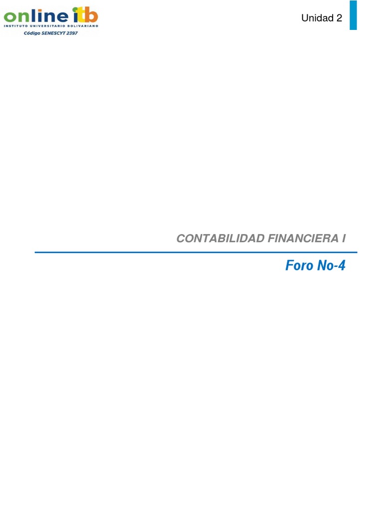 Foro # 4 | PDF | Activo intangible