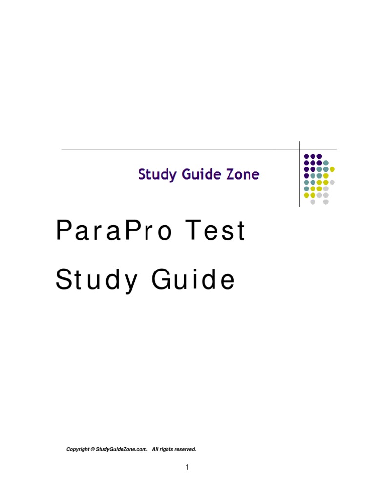 Parapro Test Study Guide | Download Free PDF | Grammatical Number | Comma