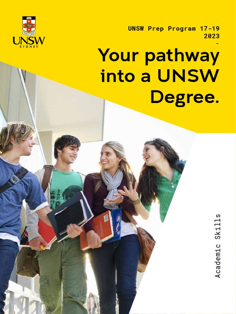 A4 UNSW PREP 2023 Brochure | PDF | University And College Admission | Academic Degree