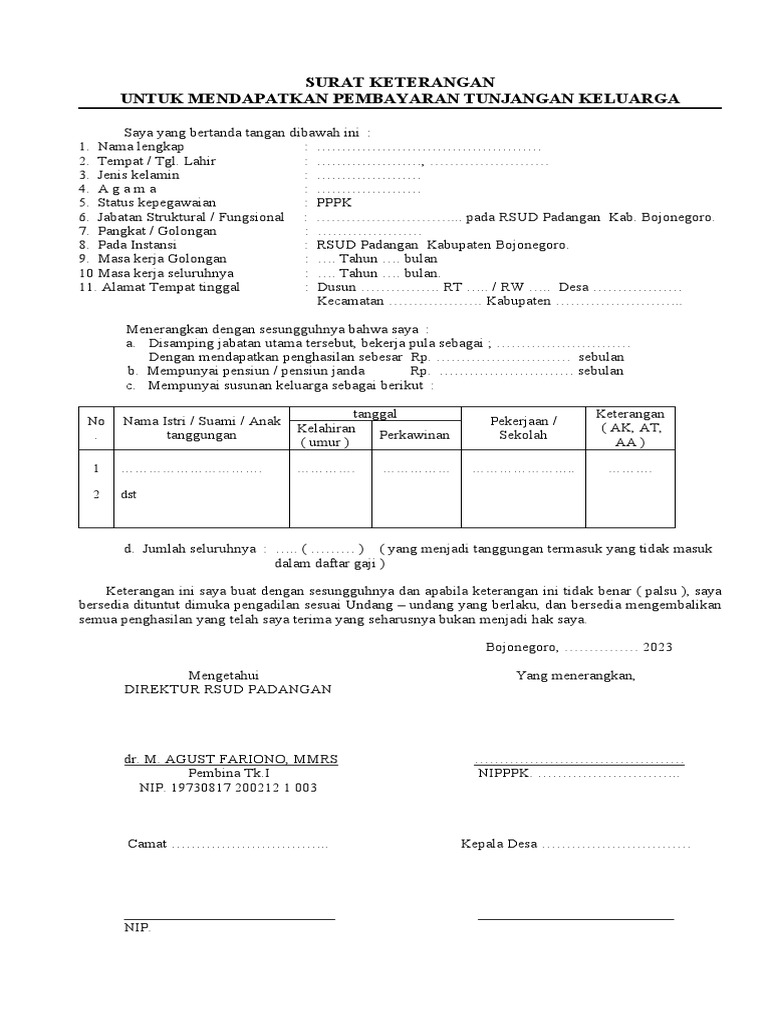 Contoh Model C | PDF