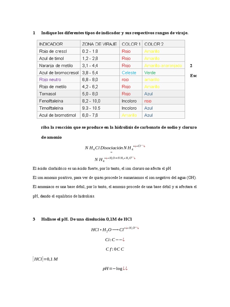Cuestionario Labo | PDF
