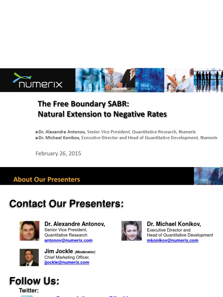 (Numerix) Free Boundary SABR Slides | PDF