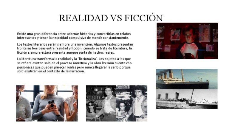 Realidad Vs Ficción | PDF
