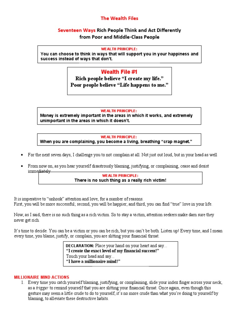 The Wealth Files Pdf